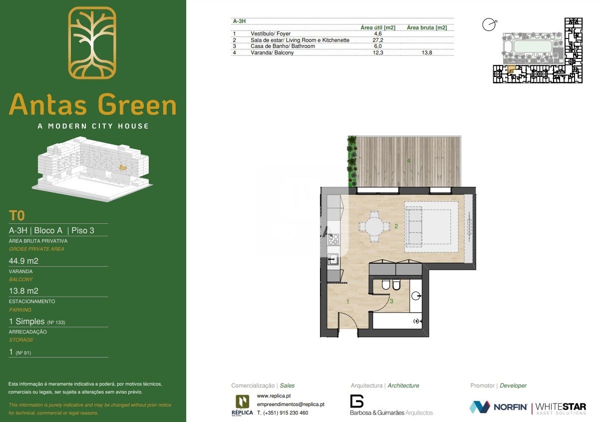 Antas Green, Porto, Porto / 375.000 € - Réplica - Agência Imobiliária ...